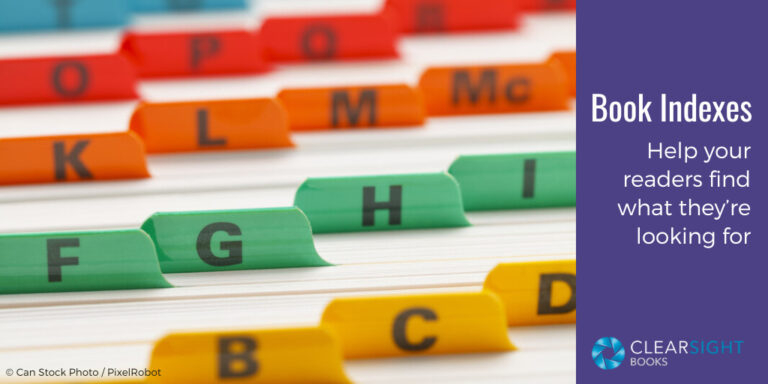 How to Know if Your Book Needs an Index - Clear Sight Books
