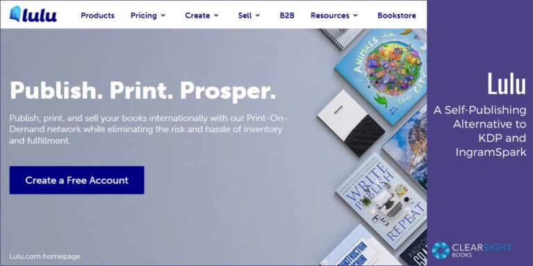 Lulu: A Self-Publishing Alternative to KDP and IngramSpark - Clear ...