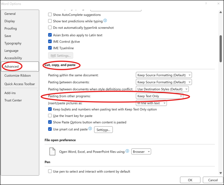 Word Tip: Pasting Plain Text - Clear Sight Books